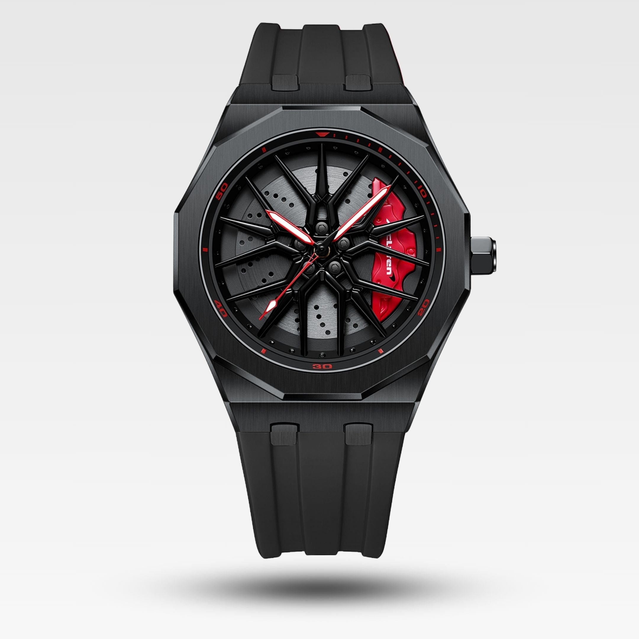 Mclaren P1 903 Gyro Watch - Black Strap - Red – TOC-G WATCHES INDIA